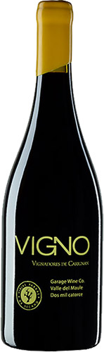 Garage wine co. vigno carignan 2014 - Mesa de cata La CAV